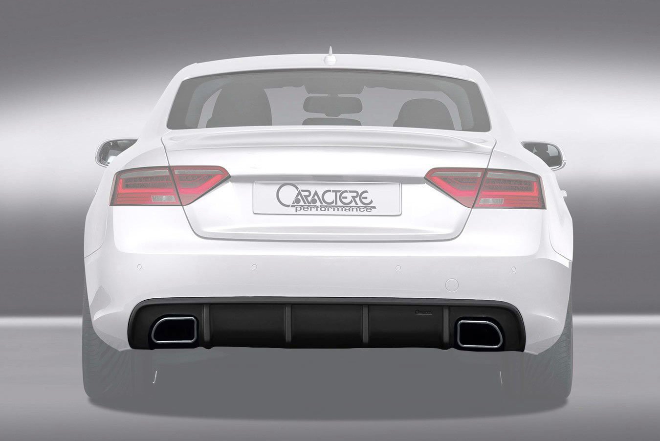 Caractere Rear Diffuser With Dual Exhaust Fits Audi A5 S5 B8 5 Caractere Rear Diffuser With Dual Exhaust Fits Audi A5 S5 B8 5
