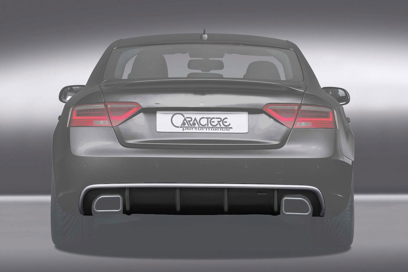 Caractere Rear Diffuser With 2 Cuttings For Caractere Exhaust Fits Caractere Rear Diffuser With 2 Cuttings For Caractere Exhaust Fits