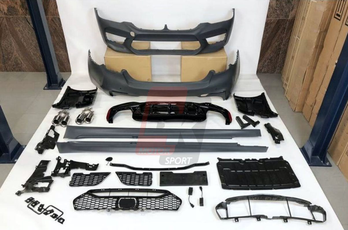 BKM M5 Style Body Kit with Exhaust Tips, fits BMW 5-series G30-G38 - BK ...